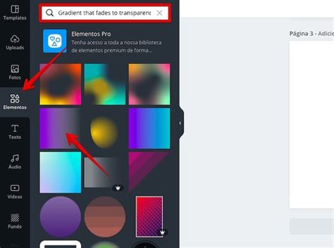 Como fazer degradê no Canva