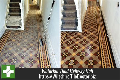 Removing Adhesive And Paint From Vistorian Hallway Tiles Cleaning And