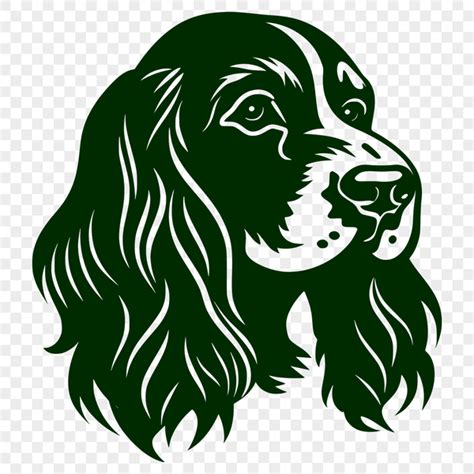 Beautiful Cocker Spaniel Clip Art For Crafting And Design