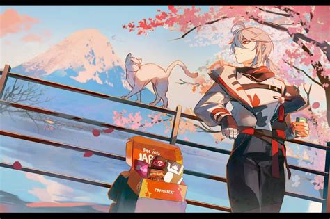 Kaedehara Kazuha Genshin Impact Drawn By Srro Yo Danbooru