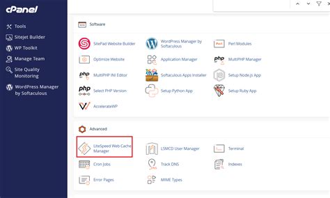 Hướng dẫn quản lý LiteSpeed Web Cache trên cPanel Hosting Hướng Dẫn