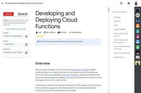 Developing And Deploying Cloud Functions
