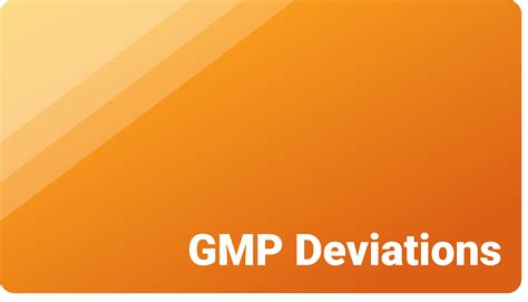 Gmp Deviations Learngxp Accredited Online Life Science Training Courses