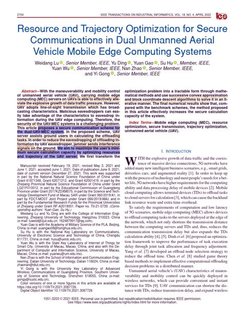 Resource And Trajectory Optimization For Secure Communications In Dual Unmanned Aerial Vehicle
