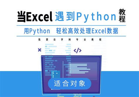 当Excel遇到Python教程 我要自学网