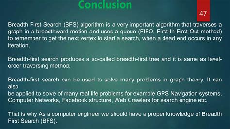Presentation On Breadth First Search Bfs Pptx