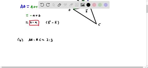 SOLVED Vectors Can Anyone Please Help The Diagram Shows OA A And OB B A Write AB In