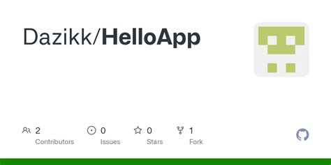 Github Dazikk Helloapp