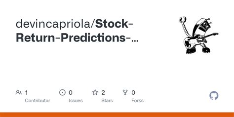 Github Devincapriolastock Return Predictions Using Lstms