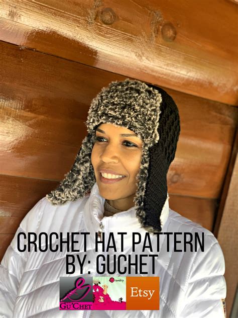 Crochet Trapper Hat Pattern —