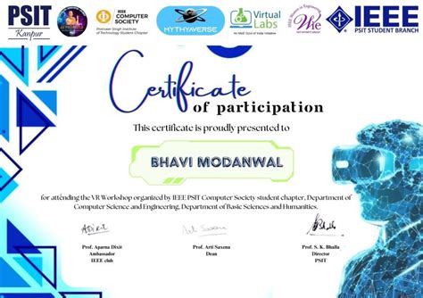 Bhavi Modanwal On Linkedin Virtualreality Ieee Psit