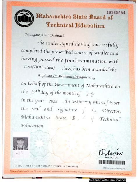 Diploma Pass Certificate1 Pdf