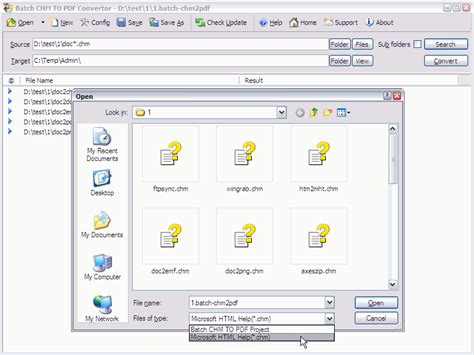 Screen Shot Batch Chm To Pdf Converter Chm To Pdf Document Batch Converter Batchwork