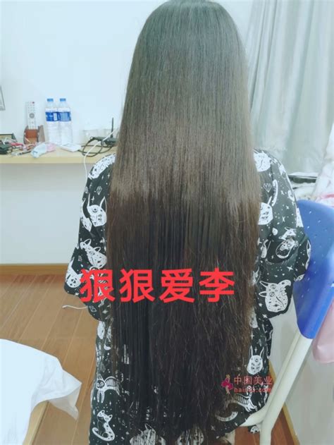 剪去花衣姐88公分粟色秀发 狠狠爱李3938 中国长发