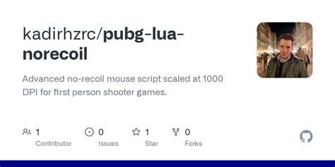 Github Kadirhzrc Pubg Lua Norecoil Advanced No Recoil Mouse Script Scaled At Dpi For