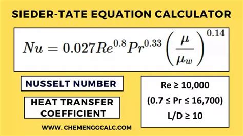 chemicalengineering heattransfer engineering calculation calculator… chemenggcalc