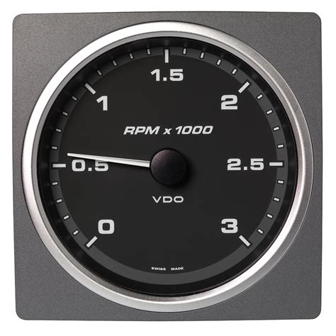 Veratron 4 38 110mm Acqualink® Tachometer 3000 Rpm 1224v Black