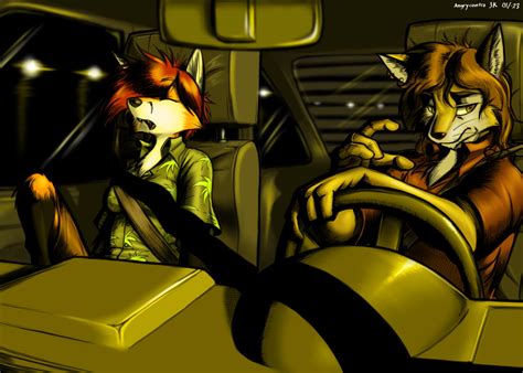 Car Drive Art By Angrycontra Rfurry