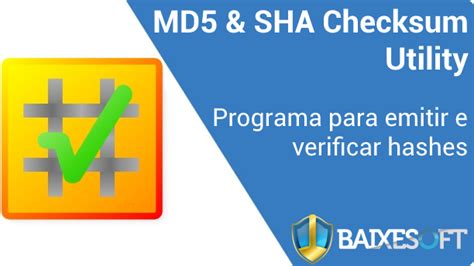 Md5 E Sha Checksum Utility Para Windows Download