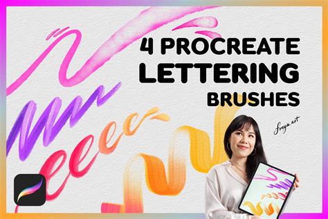 Procreate Script Brushes Graphic By FreyaArtProcreate Creative Fabrica
