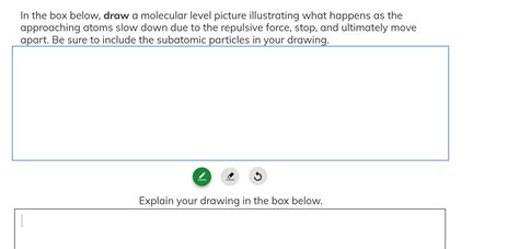Solved In The Box Below Draw A Molecular Level Picture
