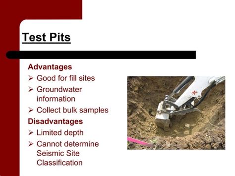 Subsurface Investigation And Geotechnical Evaluation Ppt