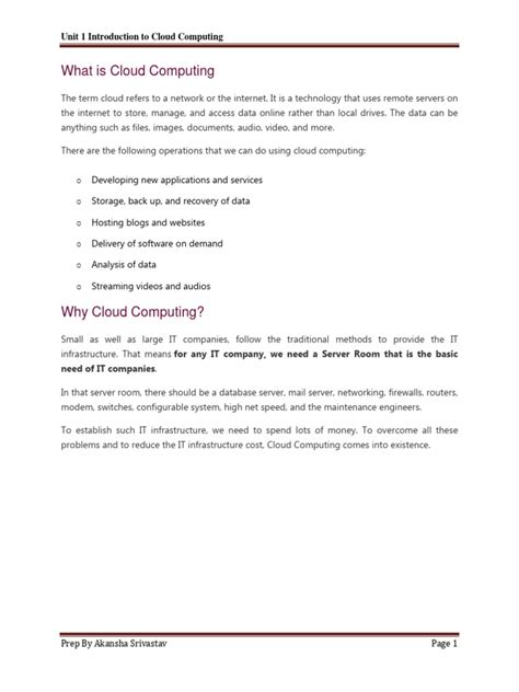 unit 1 introduction to cloud computing pdf cloud computing software as a service
