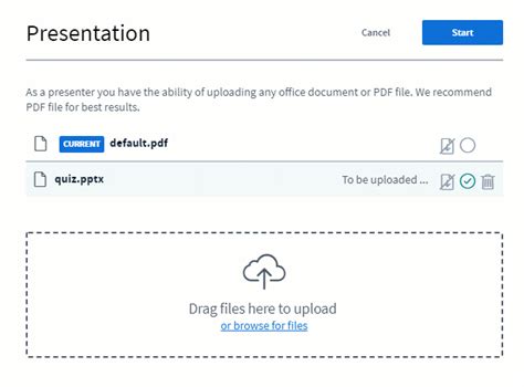 Drag And Dropping A Presentation For Upload Shows Red · Issue 7087