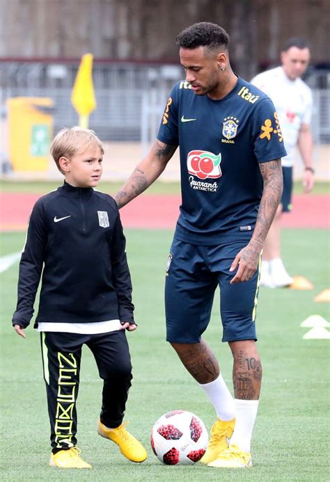 Neymar And Davi Lucca Neymar Neymar Son Neymar Jr