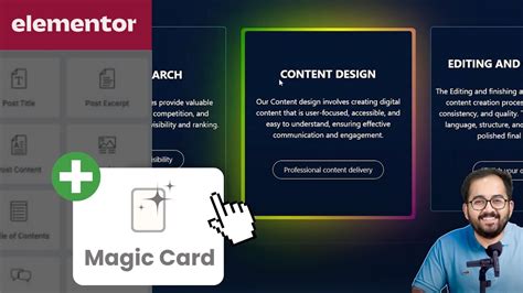 Elementor Magic Card Hover Effect Youtube