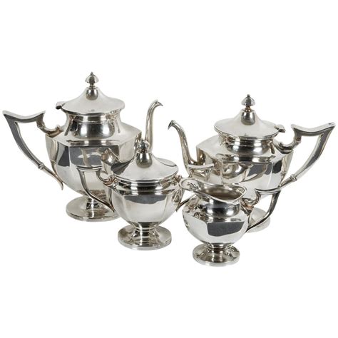 Antique Silver Plate Tea Set At 1stdibs