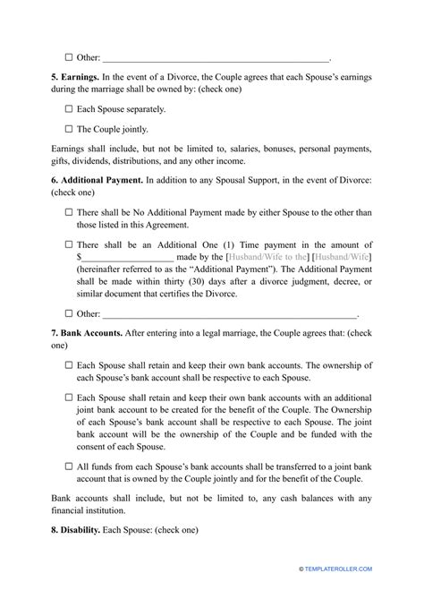 Massachusetts Prenuptial Agreement Template Fill Out Sign Online And