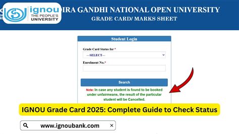 Ignou Project Submission Status 2025 How To Check And Track Your Project Status