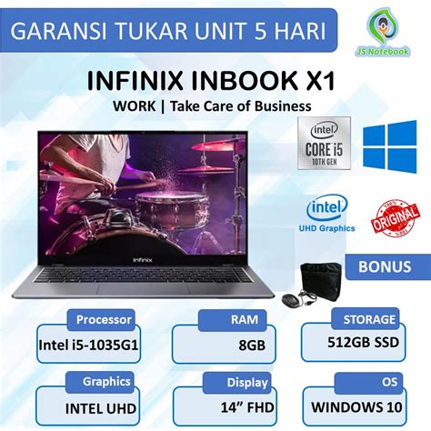 Jual Laptop Infinix Inbook X Intel Core I G Gb Ssd W Fhd Ips Shopee Indonesia