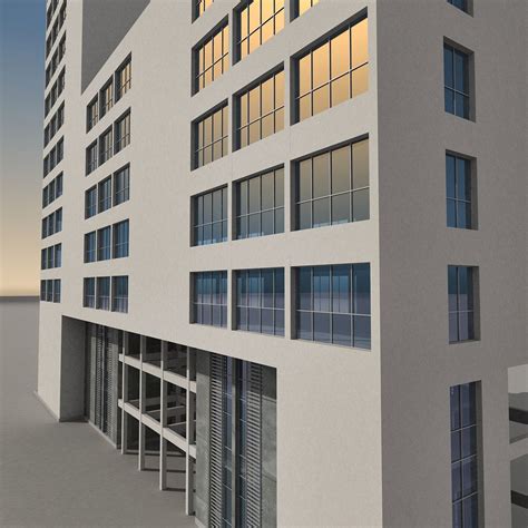 스카이 스크래퍼 010 3d 모델 39 Obj Fbx Max Free3d