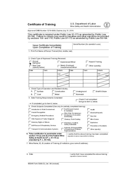 Msha Safety Program For Surface Mobile Equipment Template