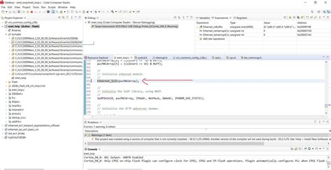 Ccstms320f28388d Tms320f28388d Tcpechof2838x Issues Code Composer