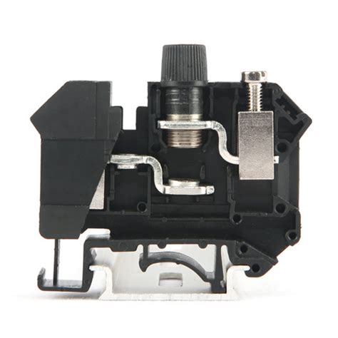 Professional Manufacturer Fuse Terminal Block With DIN Rail Type Insulating Material And Screw