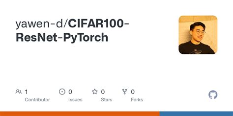 Github Yawen D Cifar Resnet Pytorch