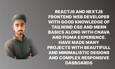 make websites using react js next js and tailwind css by nauman331