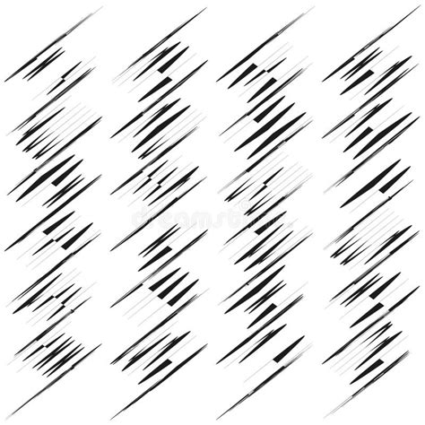 Diagonal Line Pattern Bold Abstract Strokes Dynamic Black Lines Minimal Geometric Style Stock