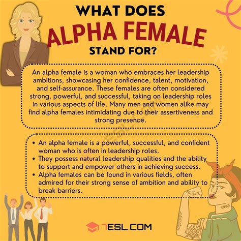 Alpha Female Meaning What Does Alpha Female Mean Esl Alpha Female Alpha Female Meaning