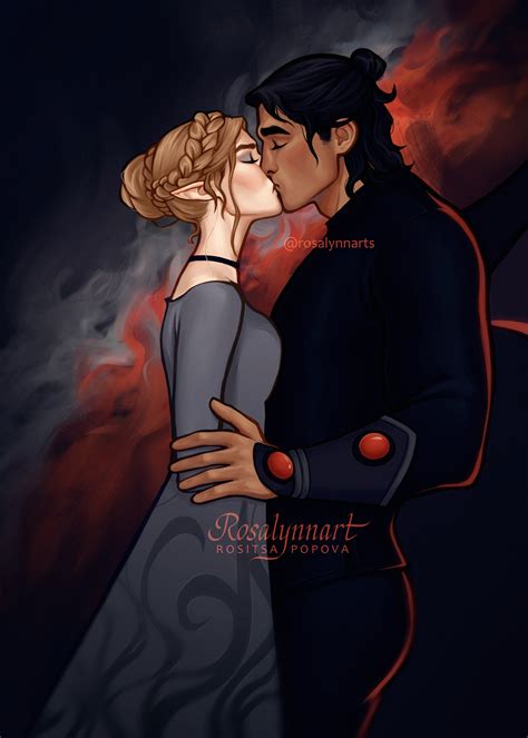 Cassian And Nesta Archeron A Court Of Thorns And Roses Drawn By