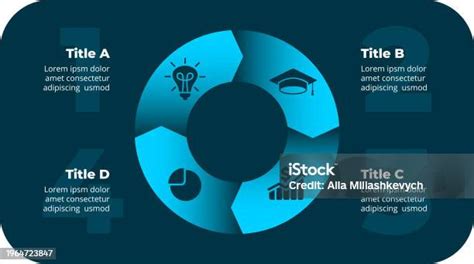 화살표 01원형 화살표 다이어그램 사이클 인포그래픽 파워 포인트 프리젠 테이션 템플릿입니다 둥근 레이아웃 화살표 차트입니다 현대적인 정보 그래픽 디자인 4단계 부품 옵션