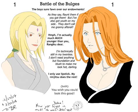 Tsunade Vs Rangiku By Ryuomaru On Deviantart