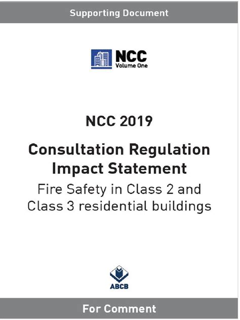 Fire Safety In New Class 2 And Class 3 Residential Buildings Consultation Ris Pdf Fire