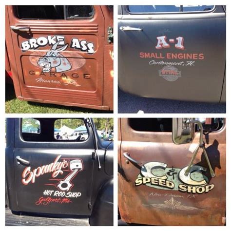 16 F100 Door Signage Ideas Shop Truck Door Signage Old Trucks