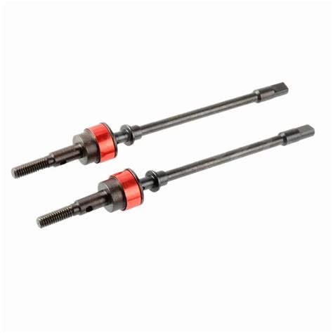 2 조각 강철 45 업 그레 이드 부품 등산 자동차 앞 Cvd 드라이브 샤프트 Scx10 Ii 110 스케일 모델 Rc