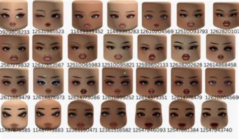 Makeup Face Codes Roblox Coding Roblox Codes
