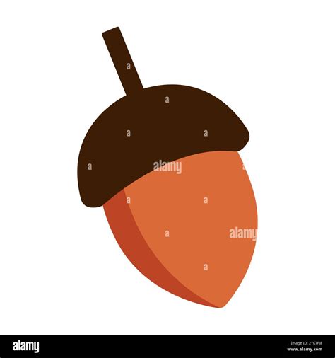 Brown Acorn Icon Stock Vector Image And Art Alamy
